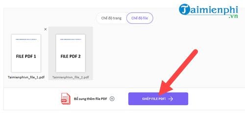 Cách nối file PDF không cần dùng phần mềm