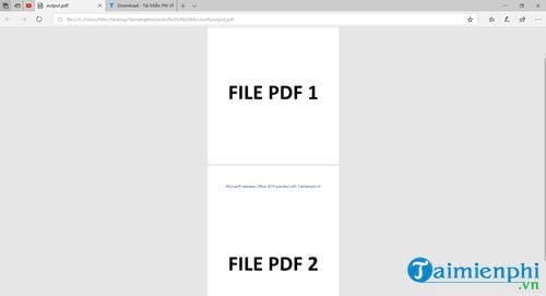 Cách nối file PDF từ nhiều file thành 1 file, trực tuyến hoặc dùng phầ