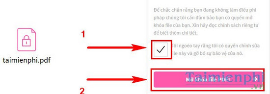Gỡ mật khẩu PDF, phá Pass file PDF bằng Smallpdf trực tuyến