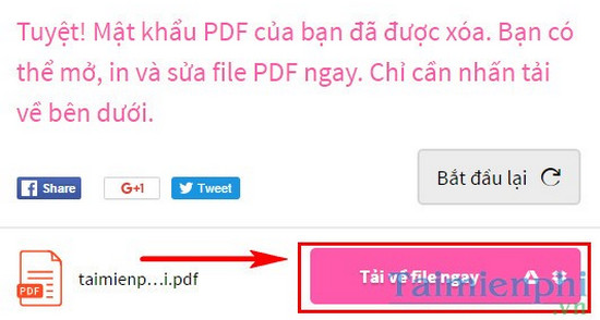 Gỡ mật khẩu PDF, phá Pass file PDF bằng Smallpdf trực tuyến