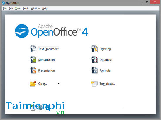 Cách cài OpenOffice trên máy tính Win 10, Win 8, Win 7